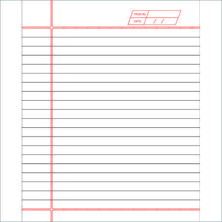 Sundaram | C-Ruled Register | Single Line | 1 Quire | 20.3 x 32.5 cm ...