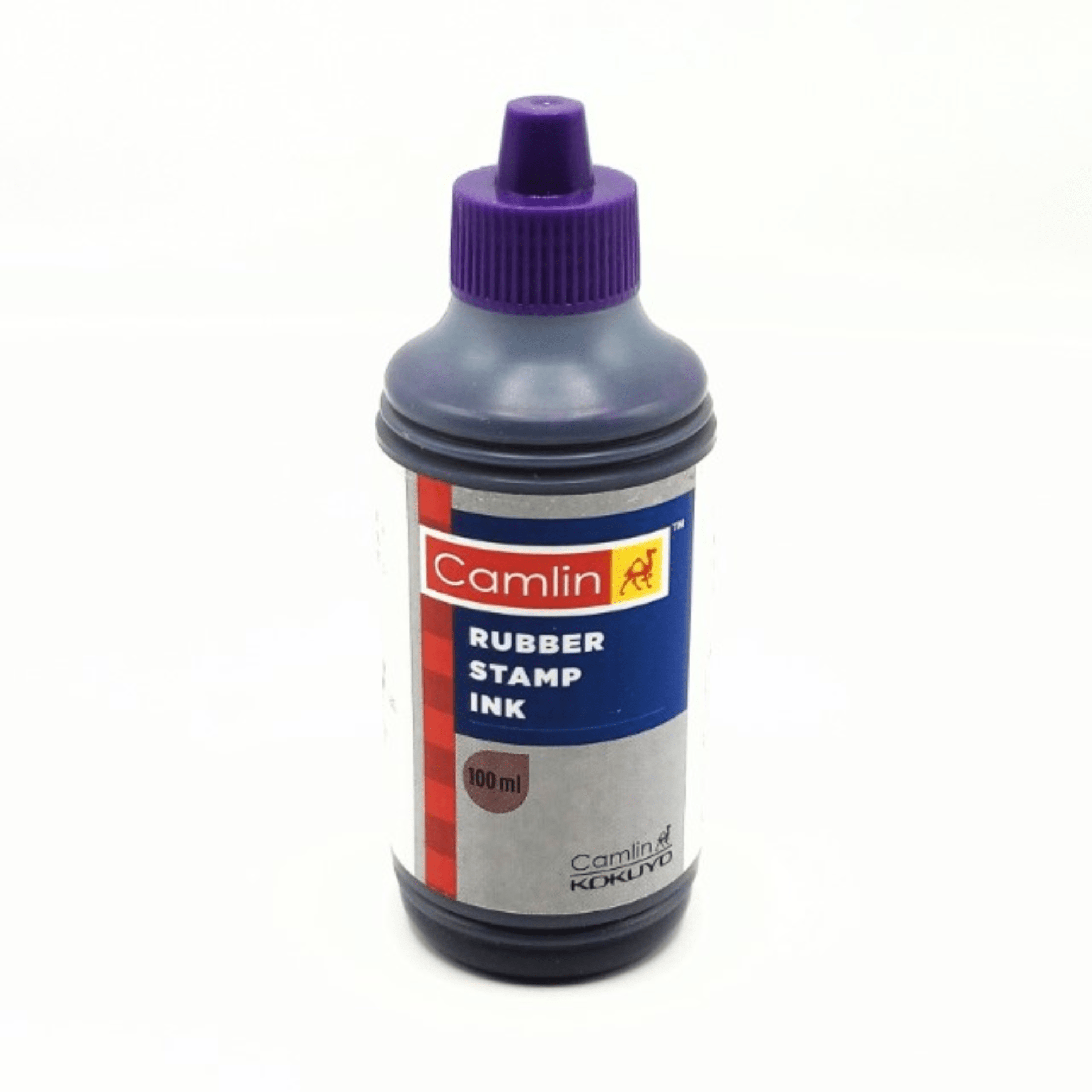 Camlin Kokuyo - Rubber Stamp Pad Ink - 100ml Violet