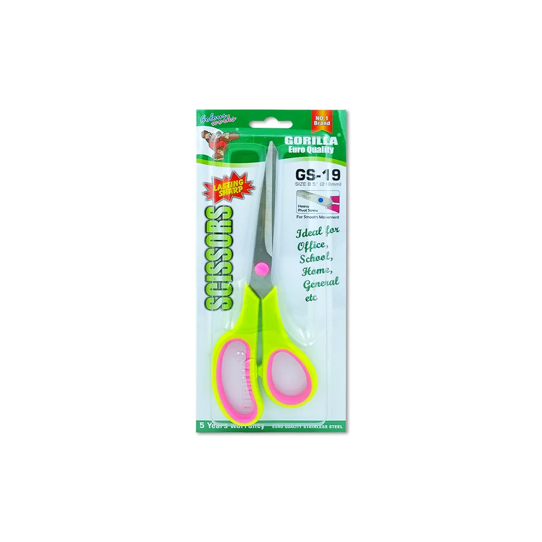 Gorilla Scissor 19 - Premium Scissors (8.5 inches / 218mm) with Extra ...