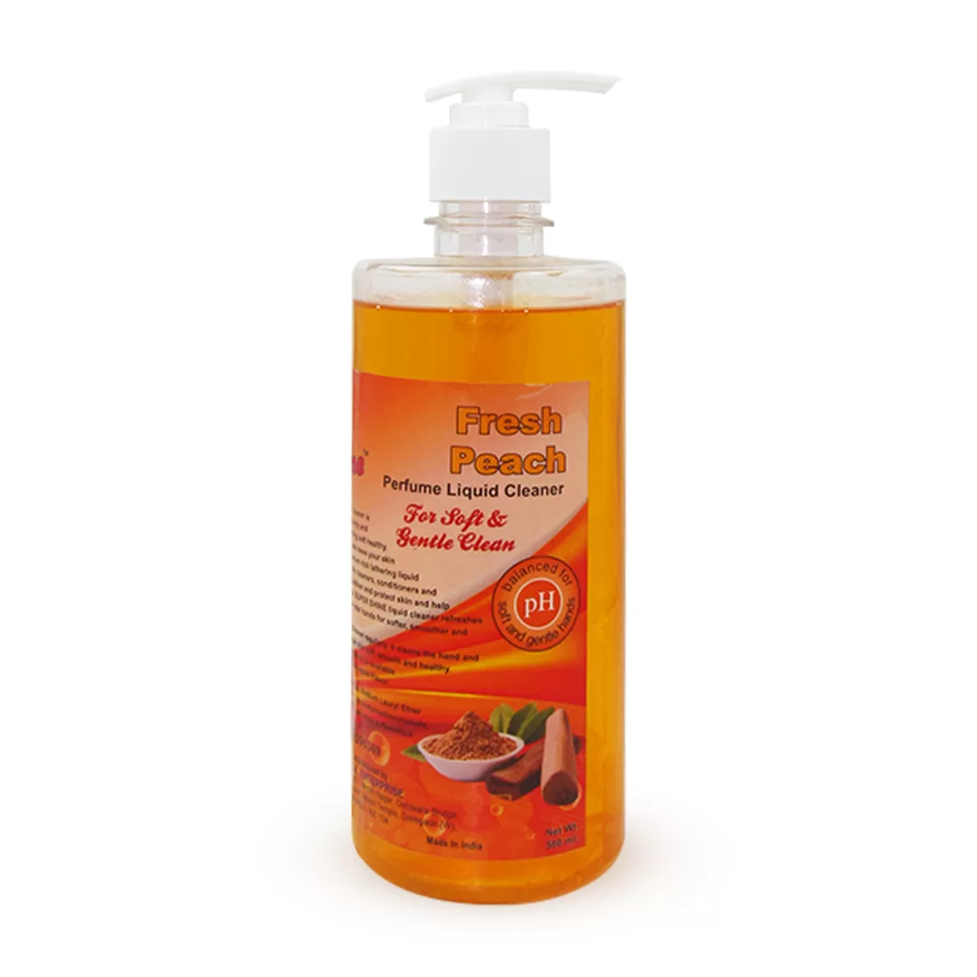 Super Shine Gentle Handwash (Fresh Peach, 500ml) - A Refreshing Cleanse