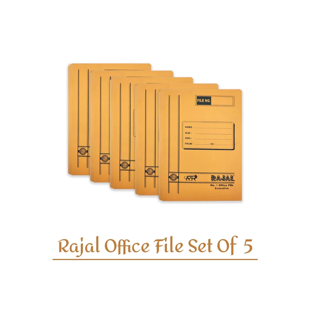 Rajal No. 1 Office File Combo - Pack of 5