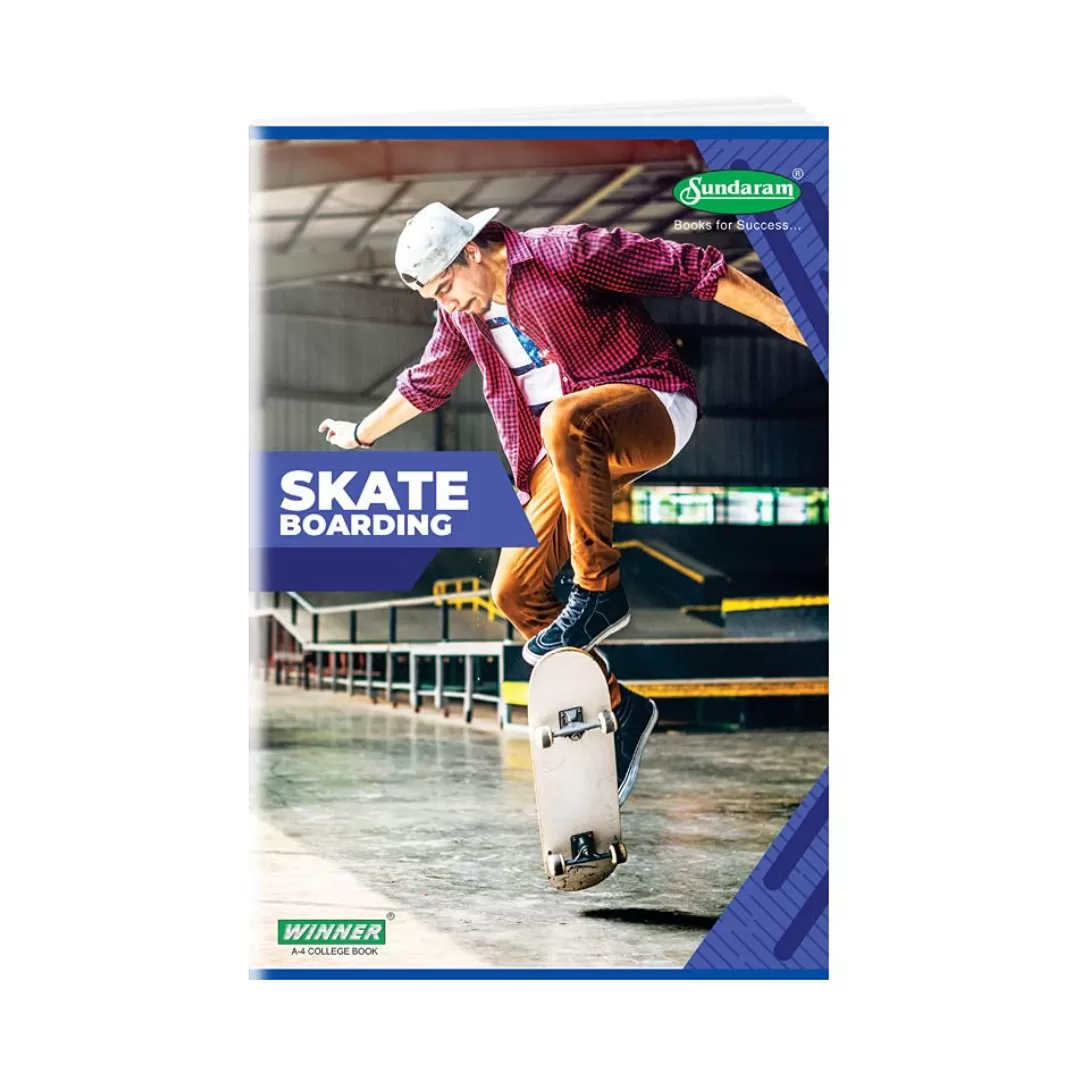 Sundaram A4 Size Long Book C-17 Single Line Ruled (21 x 29.7 cm, 240 ...