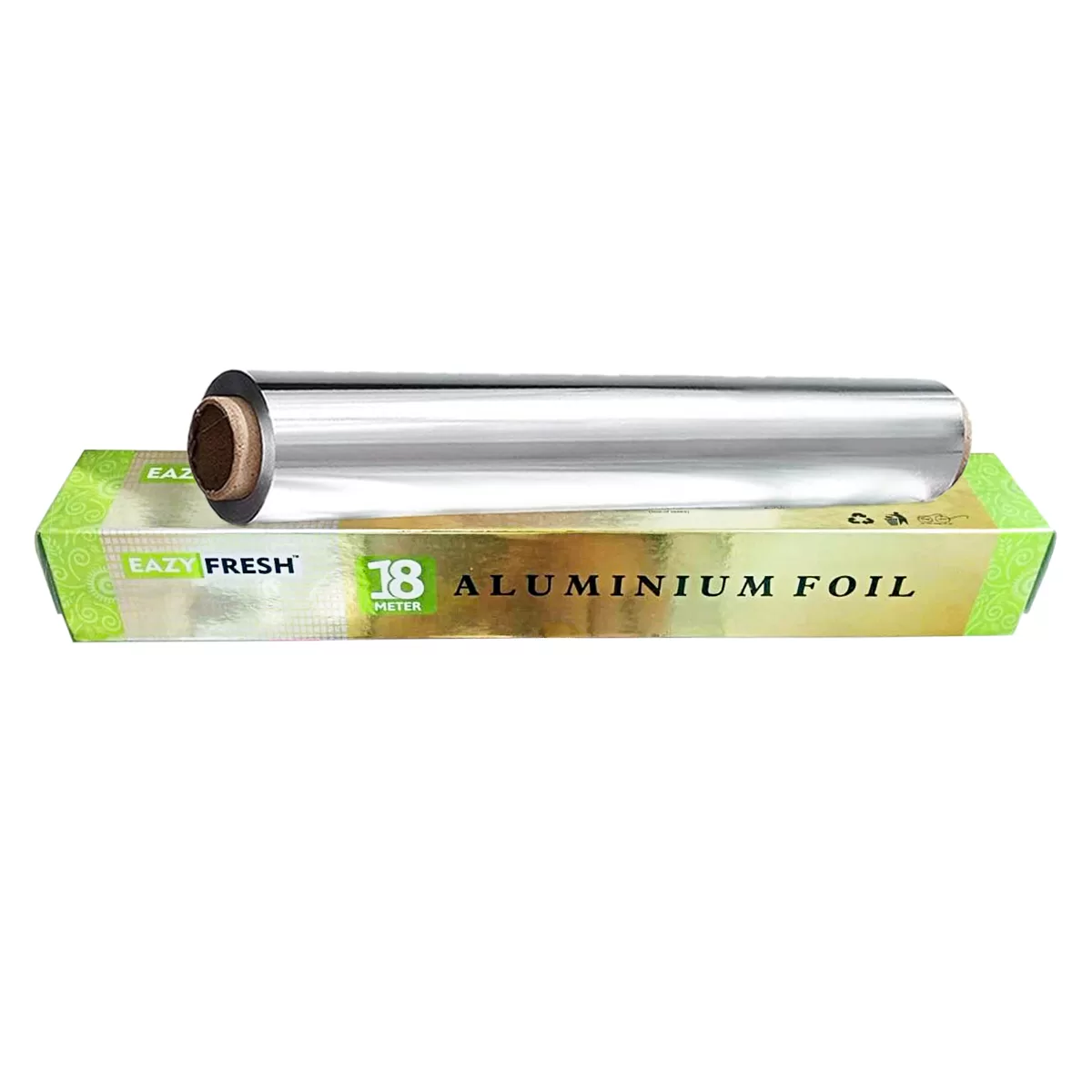Easy Fresh Aluminum Silver Foil Paper Roll, 18 Meters - 1 Piece ...